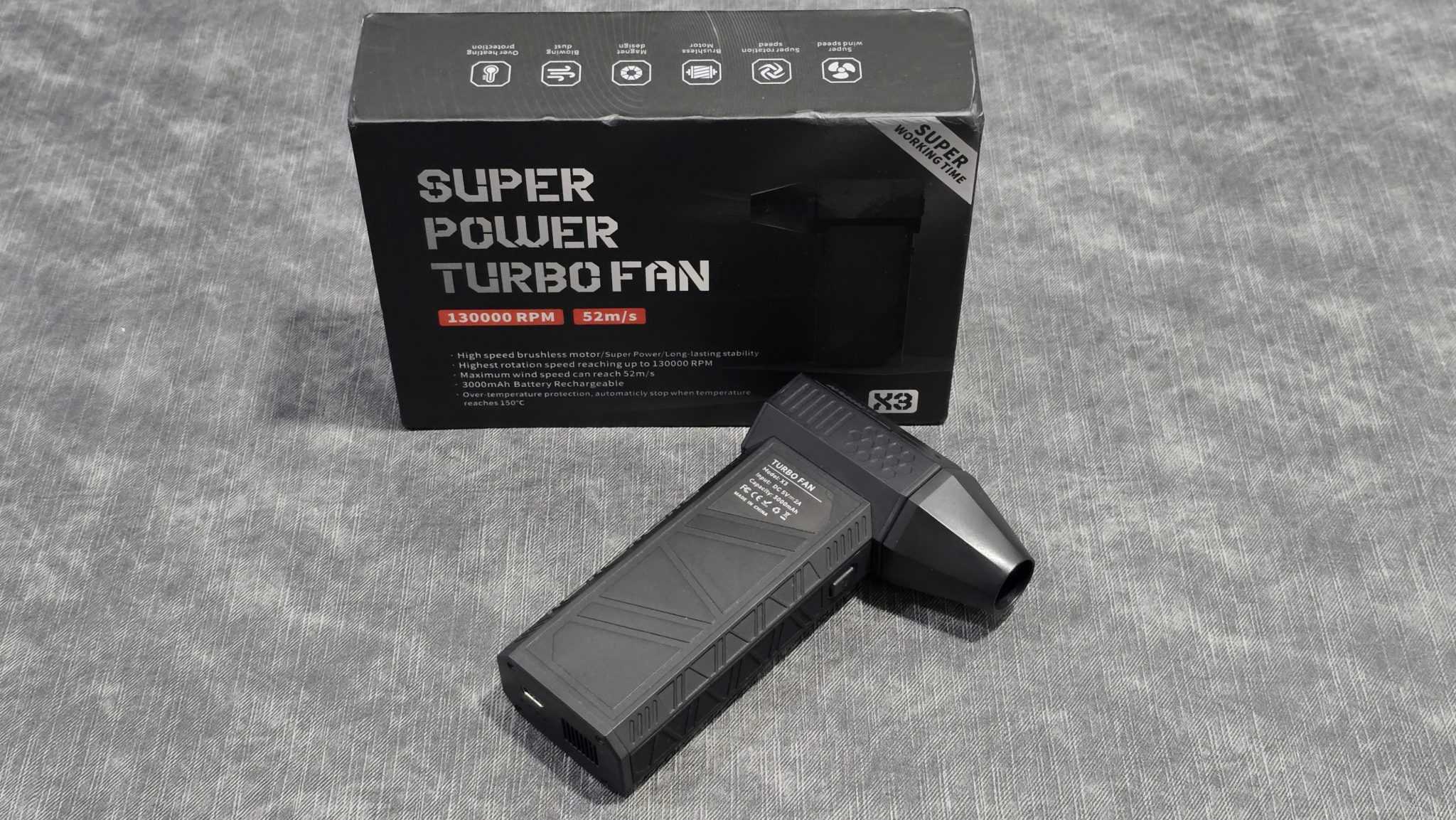 Mini Turbo Violent Fan X3 Review: Pocket-Sized Power Blower